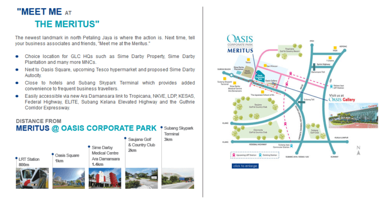 Meritus Tower 1 & 2, Oasis Corporate Park, Ara Damansara | Office Space ...