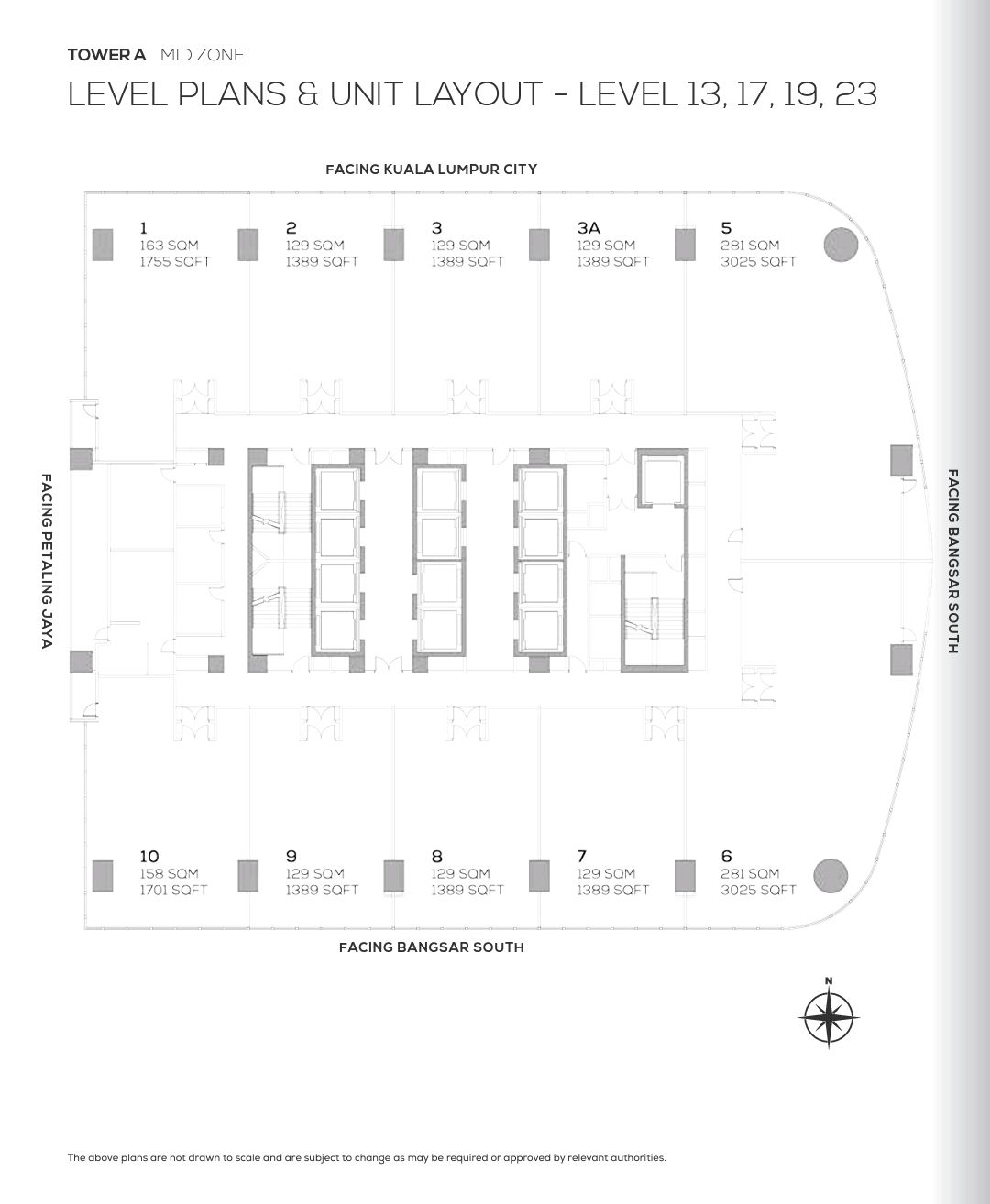 Duo-Tower-Office-Suites-Level-Plan-Unit-Layout-Mid-Zone | Office Space ...